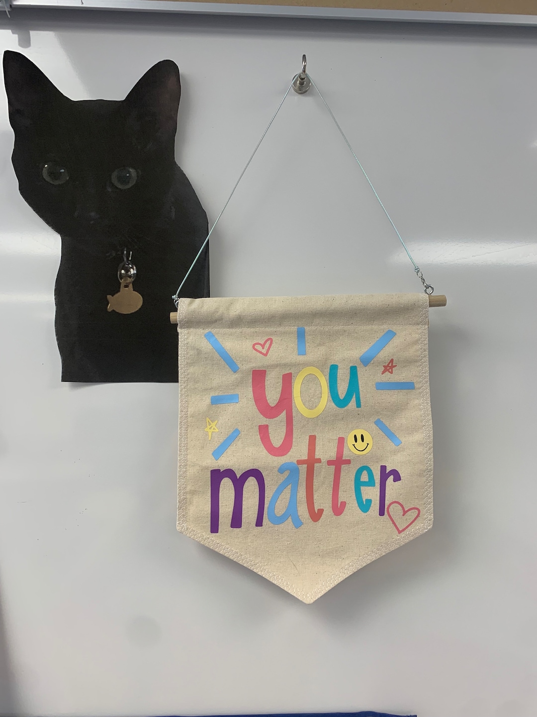 You Matter Wall Hanging Banners | Cute Wall Decor | Classroom Decor ...