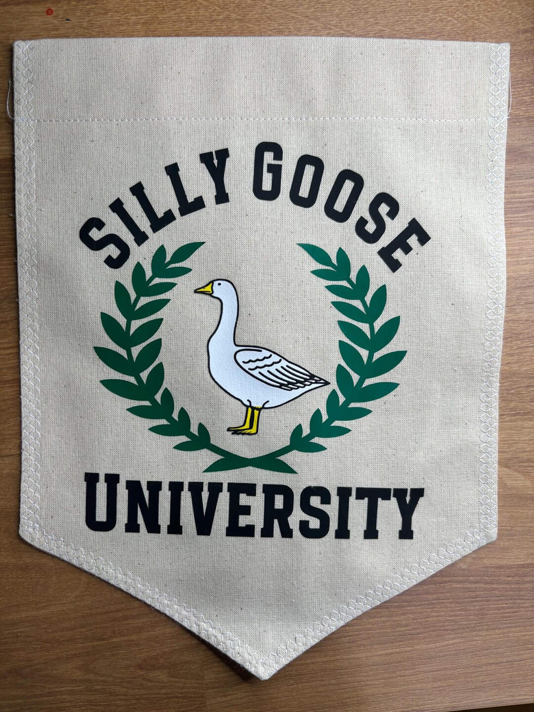 Silly Goose University Wall Hanging Banner | Cute Wall Decor | - Etsy