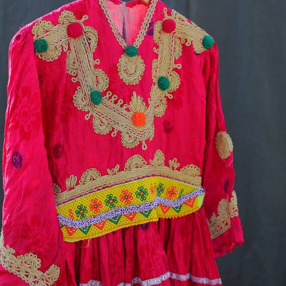 Vintage tribal traditional kuchi pashtun afghan dress - Gem