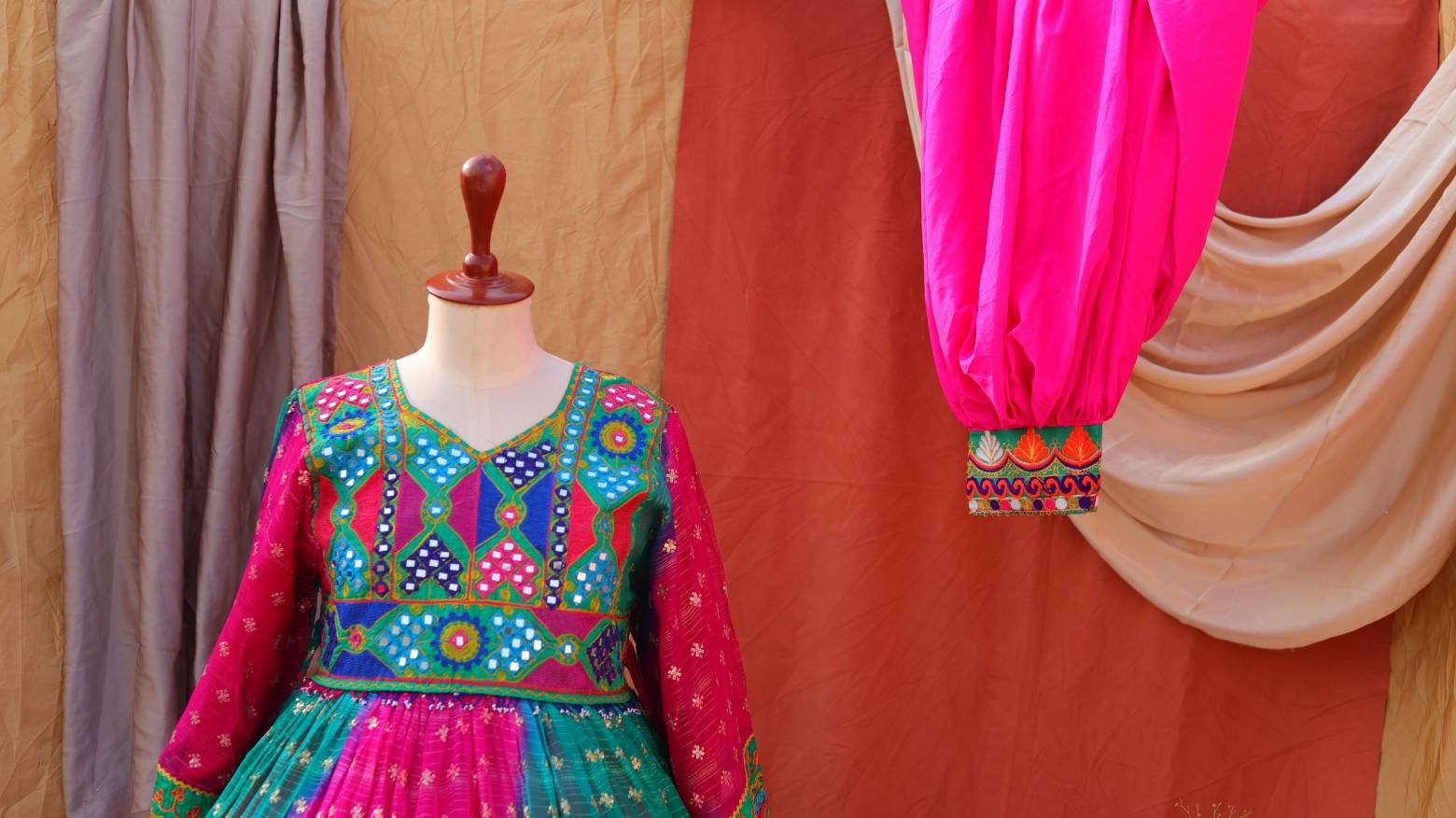 Afghan Traditional Pashtun Attan Dress - Etsy UK