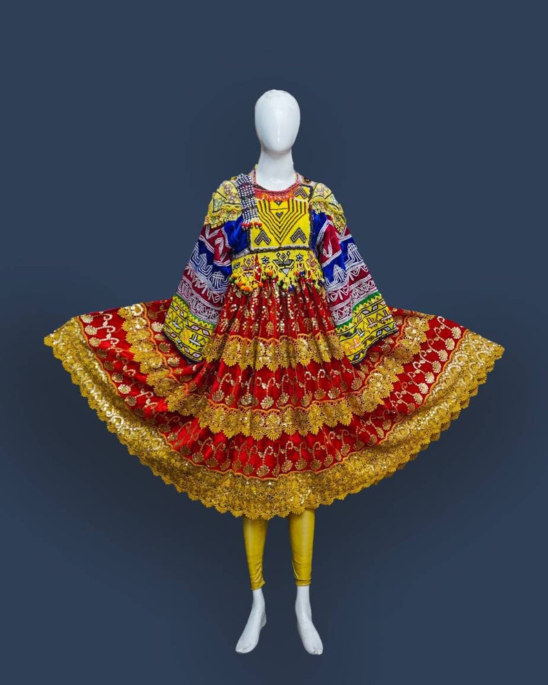 Afghan Traditional Vintage Kuchi Pashtun Dress - Etsy