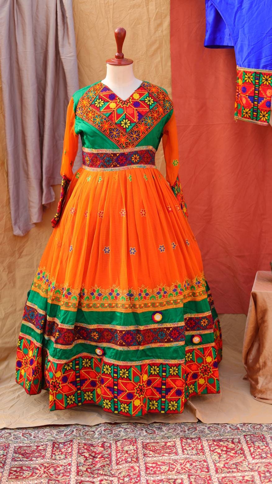 Afghan Traditional Kuchi Pashtun Tribal Dress - Etsy