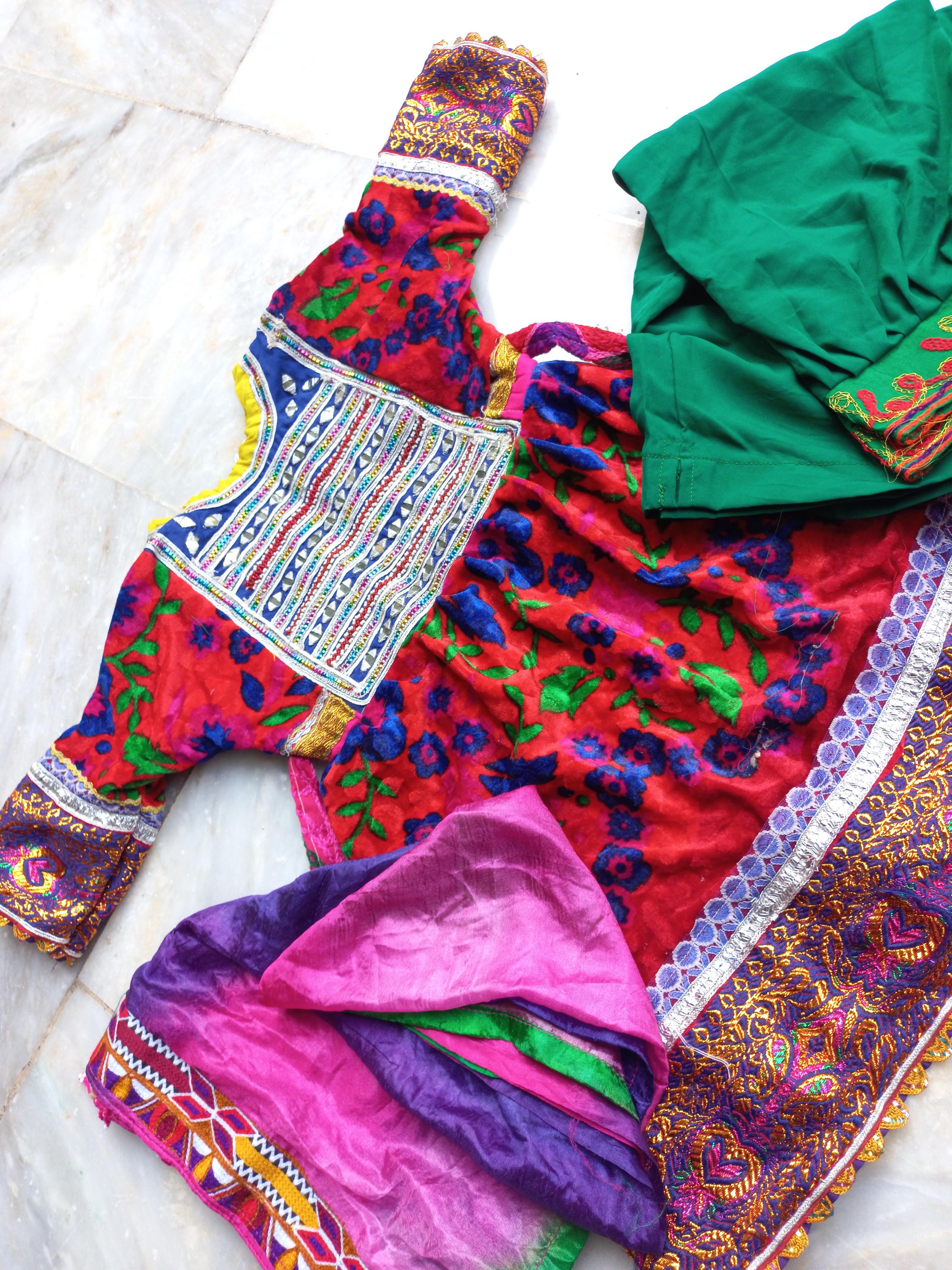 Little Girl's 3-4 Yrs Fit Afghan Kuchi Pashtun Traditional Ethnic Dress ...