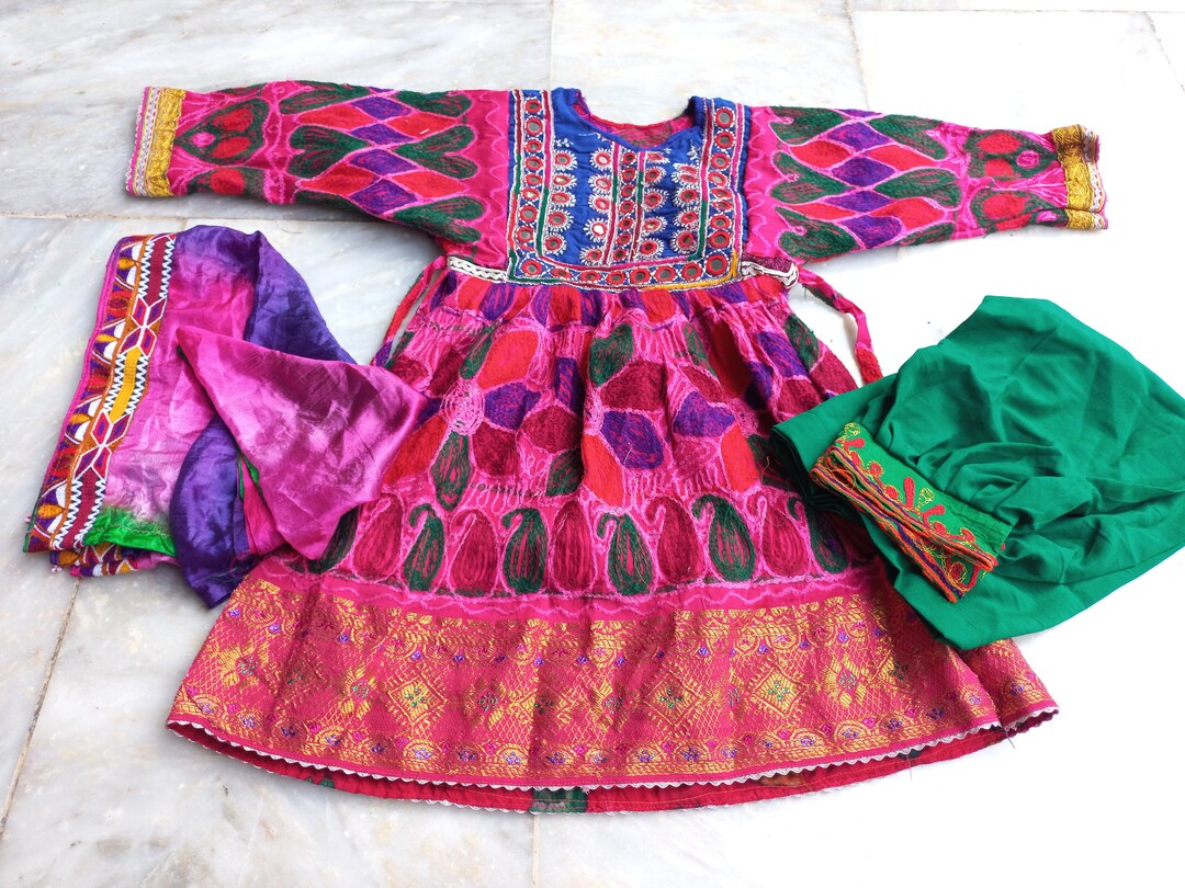 Little Girl's 2-3yrs Dress Afghan Traditional Vintage Pashtun Dress - Etsy