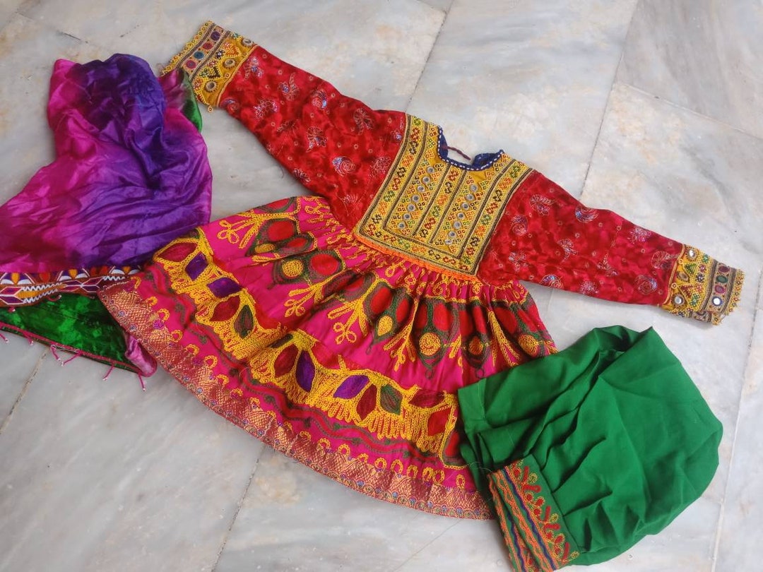 Little Girl's 3-4yrs Dress Afghan Traditional Vintage Pashtun Dress - Etsy