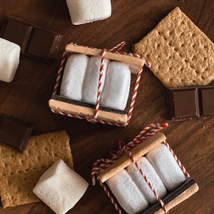 S'mores Ornament, Marshmallow Ornament, Christmas Ornament, Smores ...
