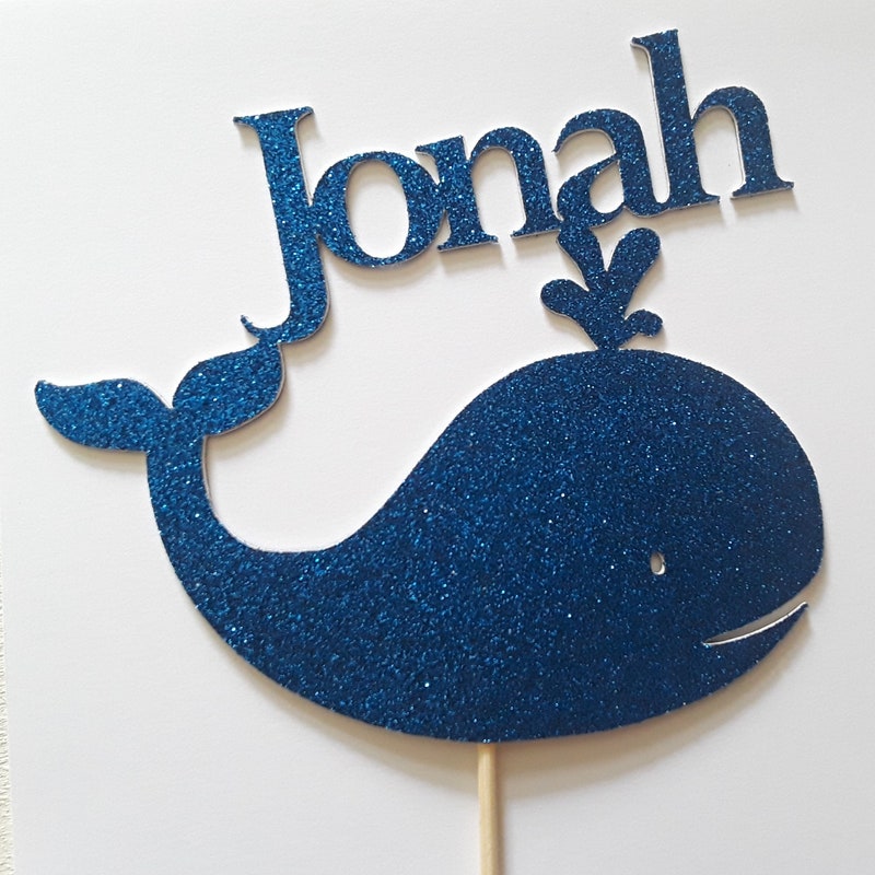 Whale Cake Topper - Etsy