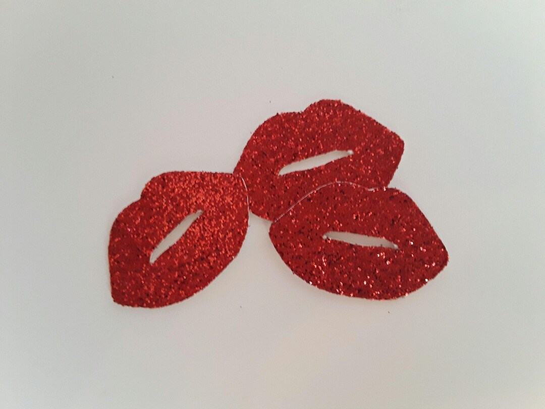 Glitter Lips Confetti - Etsy