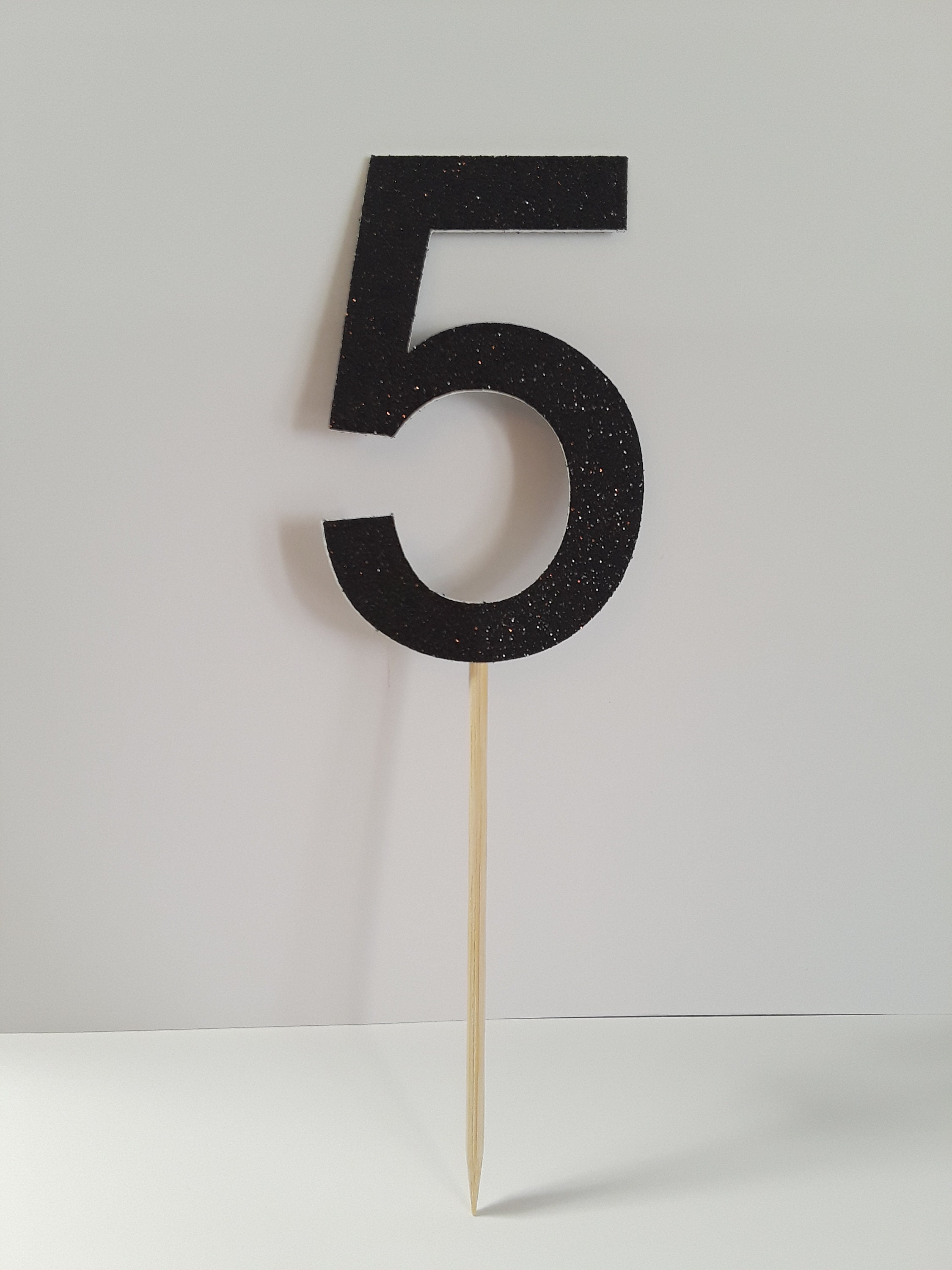 Number Cake Topper5 Cake TopperCustom Age Cake Topper | Etsy