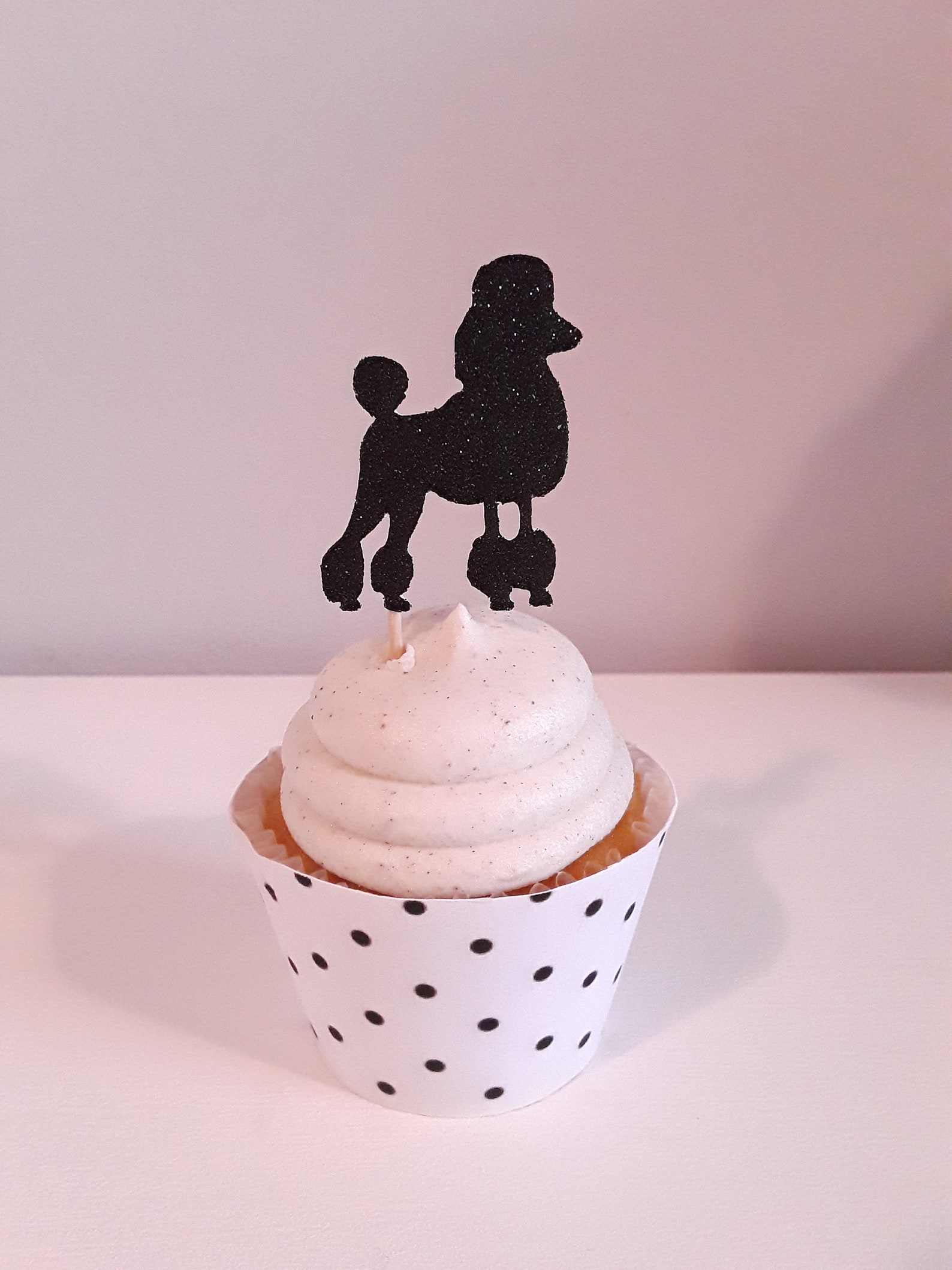 French Poodle Cupcake Toppers - Etsy