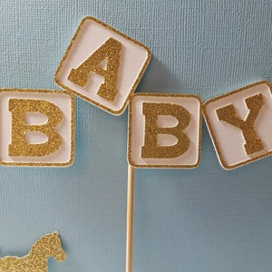 BABY Blocks Cake Topper*baby Shower Cake Topper-1ct - Etsy