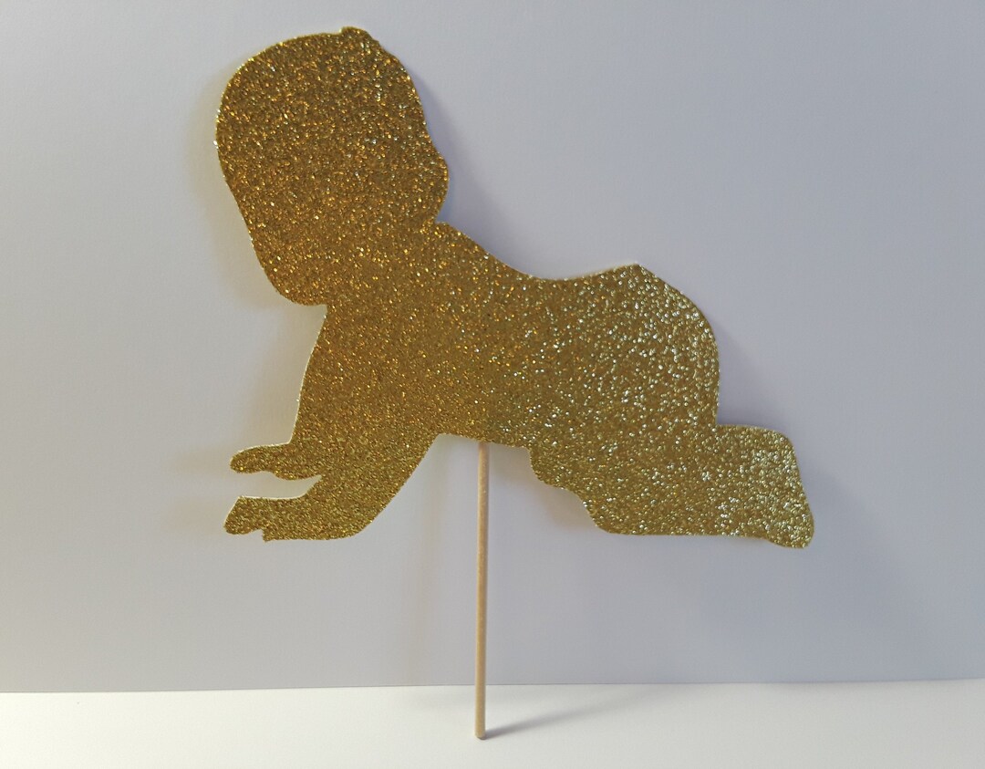 Baby Cake Topper*bebe Cake Topper*crawling Baby Cake Topper*baby Shower ...