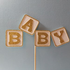 BABY Blocks Cake Topper*baby Shower Cake Topper-1ct - Etsy