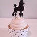 French Poodle Cupcake Toppers - Etsy