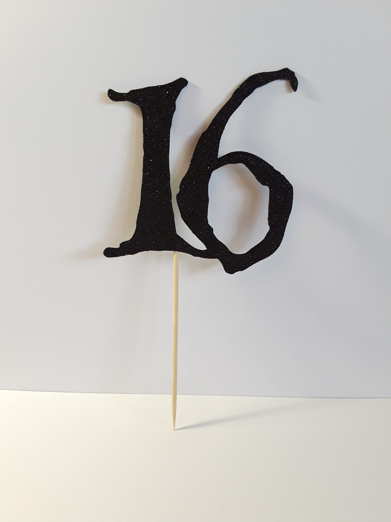 16 Cake Topper-custom Age Cake Topper - Etsy