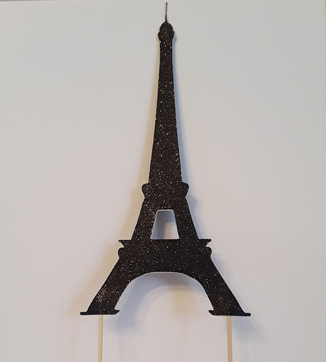 Eiffel Tower Cake Topper-1ct - Etsy
