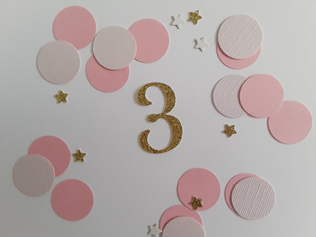 Number Confetti-personalized - Etsy