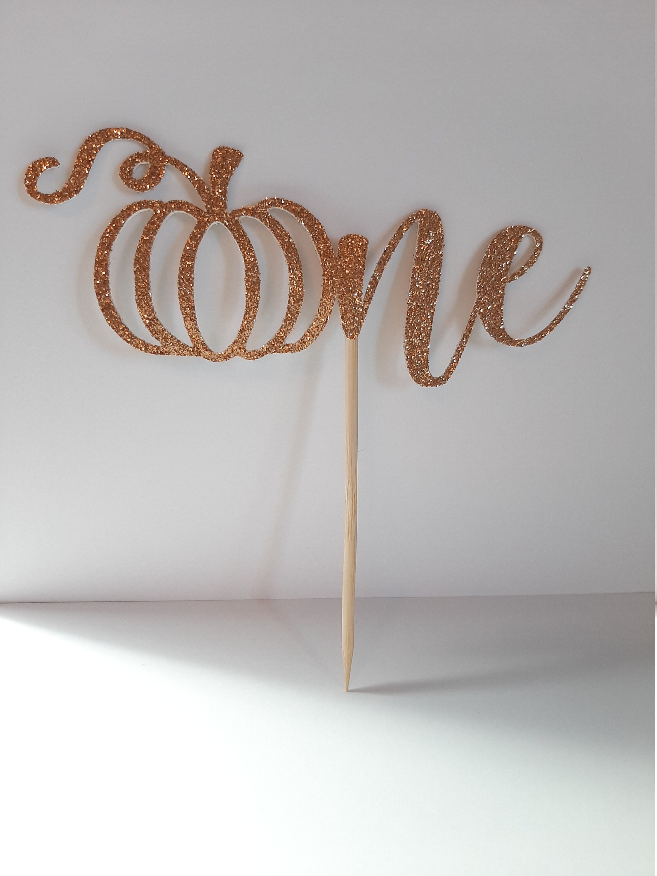 Pumpkin One Cake Topper*one Cake Topper - Etsy