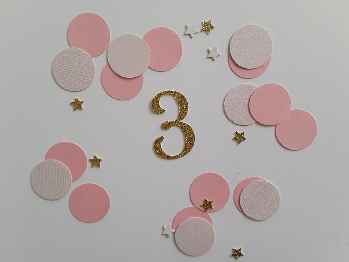 Number Confetti-personalized - Etsy