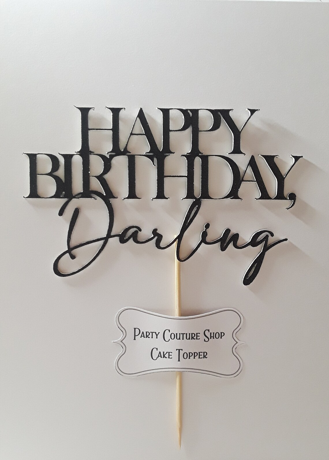 Happy Birthday, Darling Cake Topper - Etsy