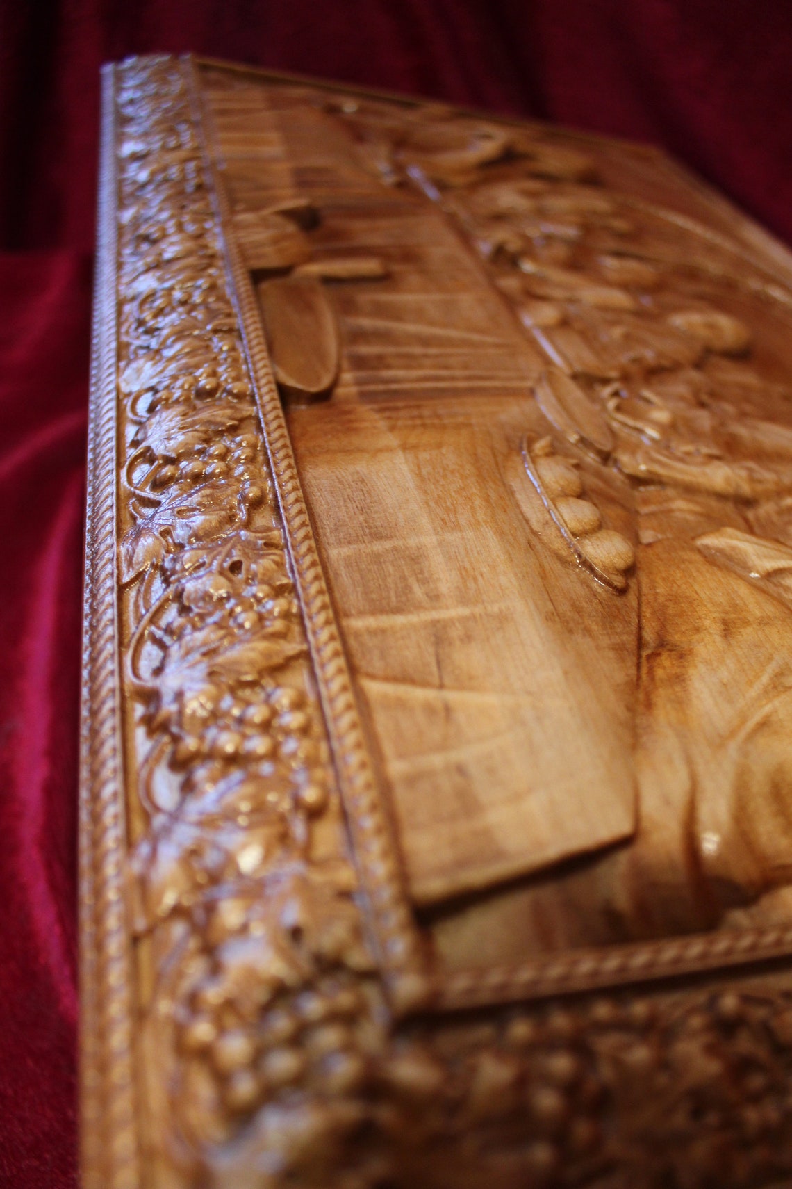 Reliquary box Orthodox Carved Wooden. Rare Medium size. | Etsy