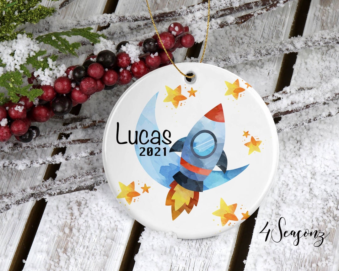 Rocket Ornament*space Ornament*spaceship Ornament*custom Ornament*baby ...