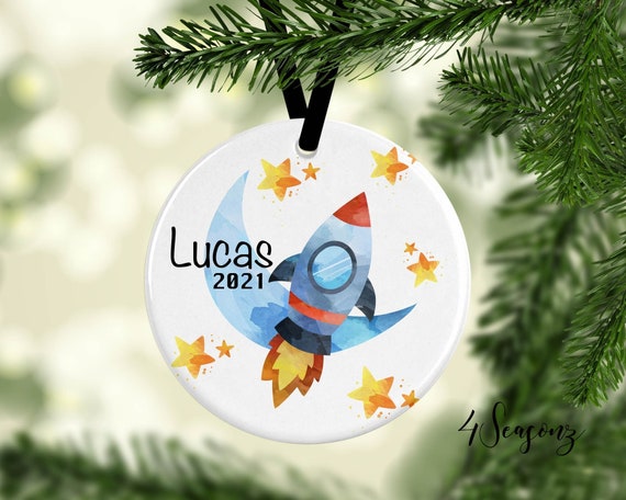 Rocket Ornament/space Ornament/spaceship Ornament/custom | Etsy