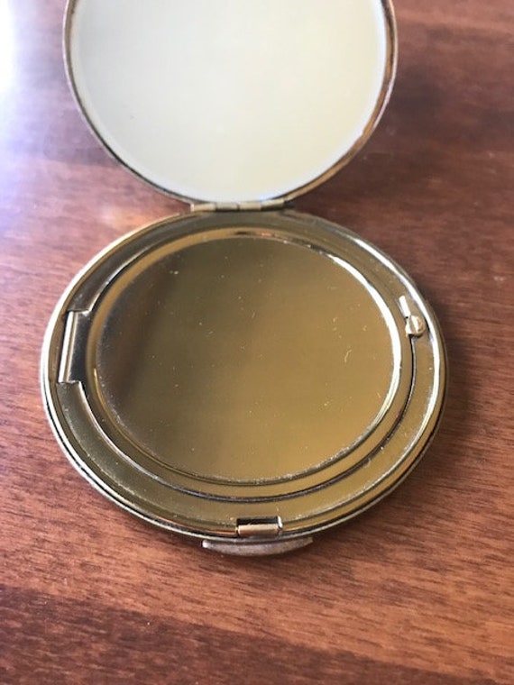 Rare & Unusual Vintage Powder Compact With Stones, Ro… - Gem