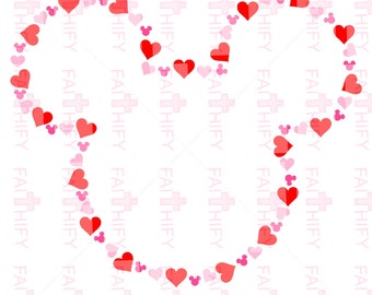 Mouse with heart | Etsy