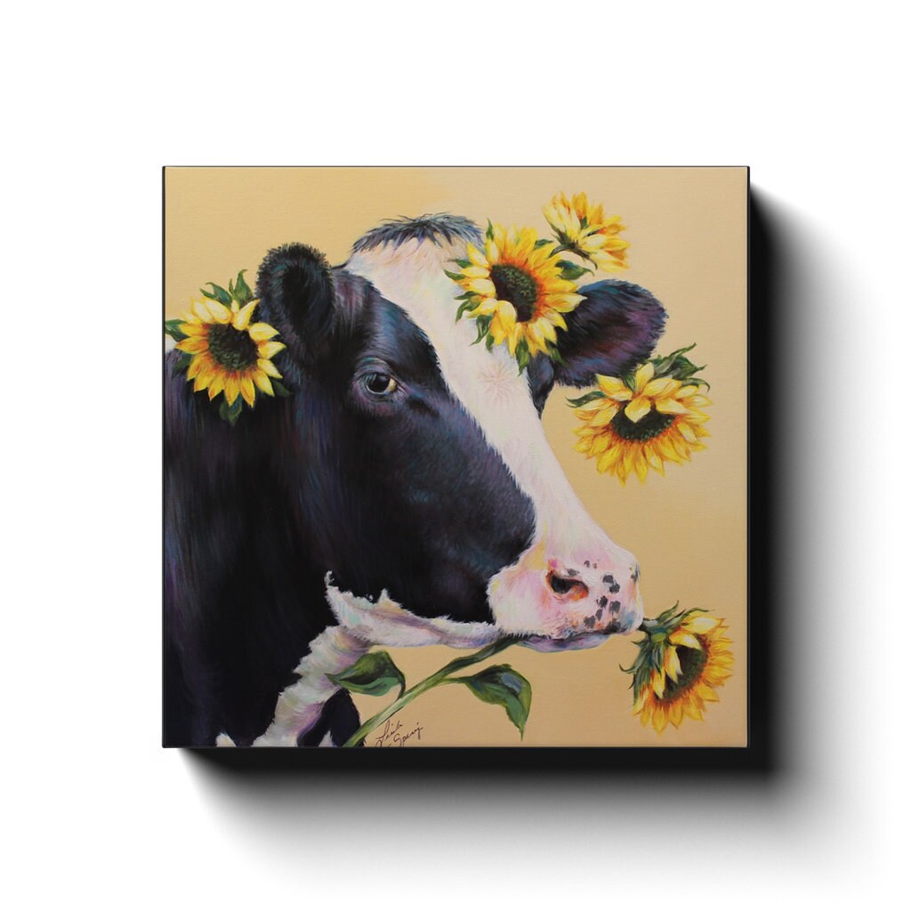 Mabel the Cow Canvas Wraps - Etsy