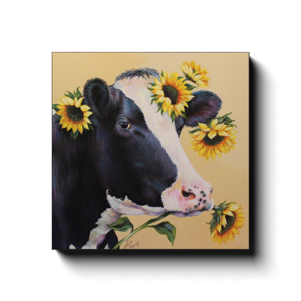 Mabel the Cow Canvas Wraps - Etsy