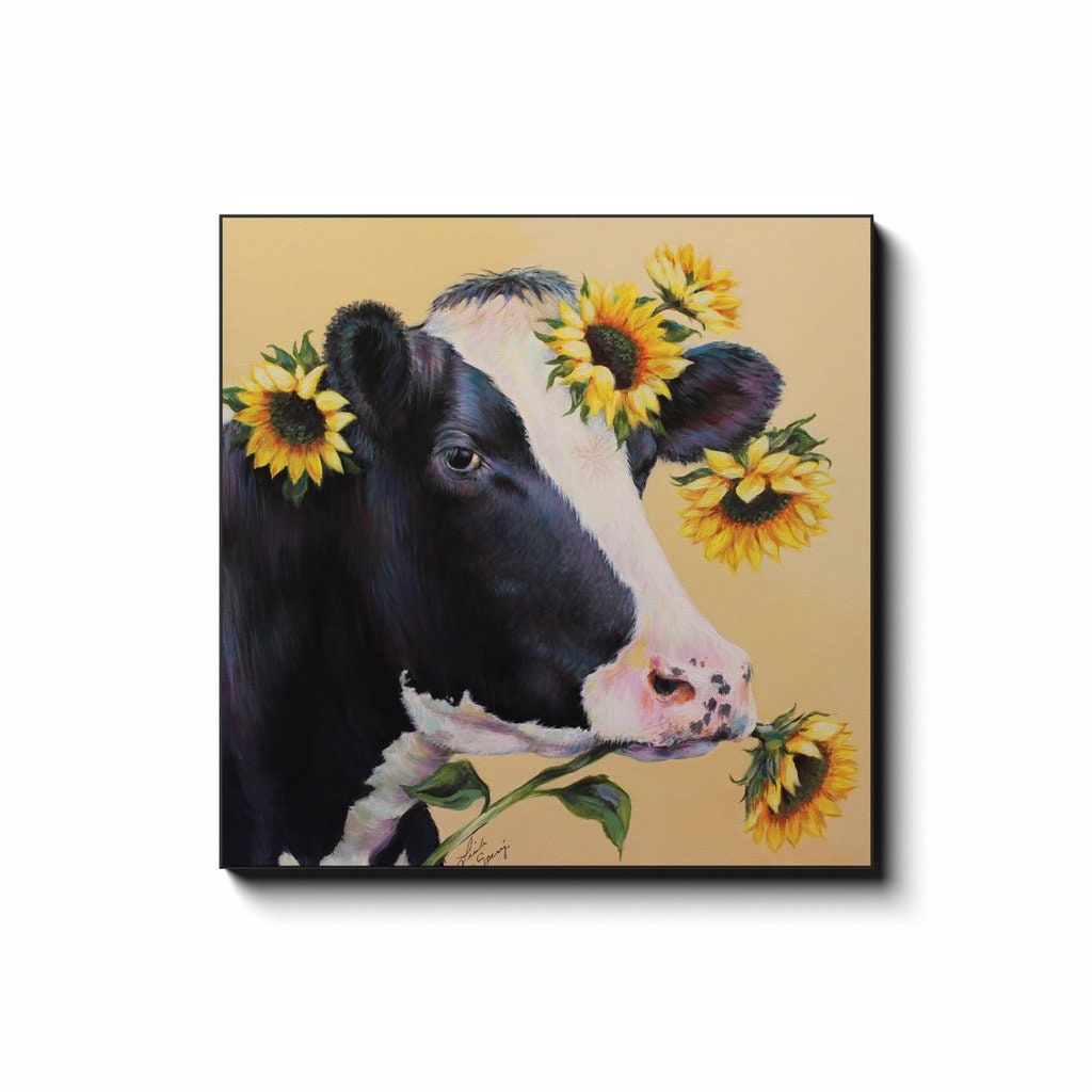 Mabel the Cow Canvas Wraps - Etsy