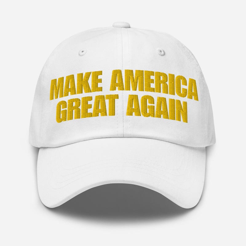 Black and Gold Trump Hat - Etsy