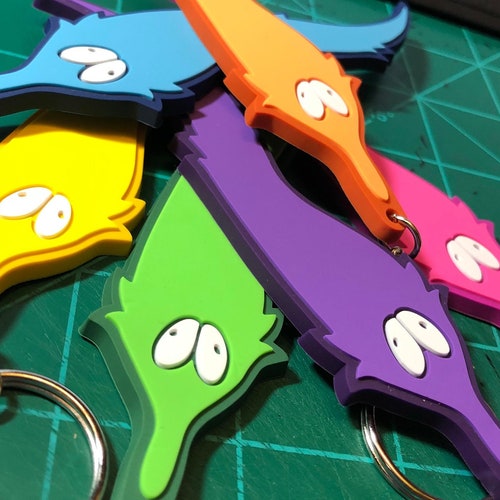 Business Worm on a String Mini Print - Etsy