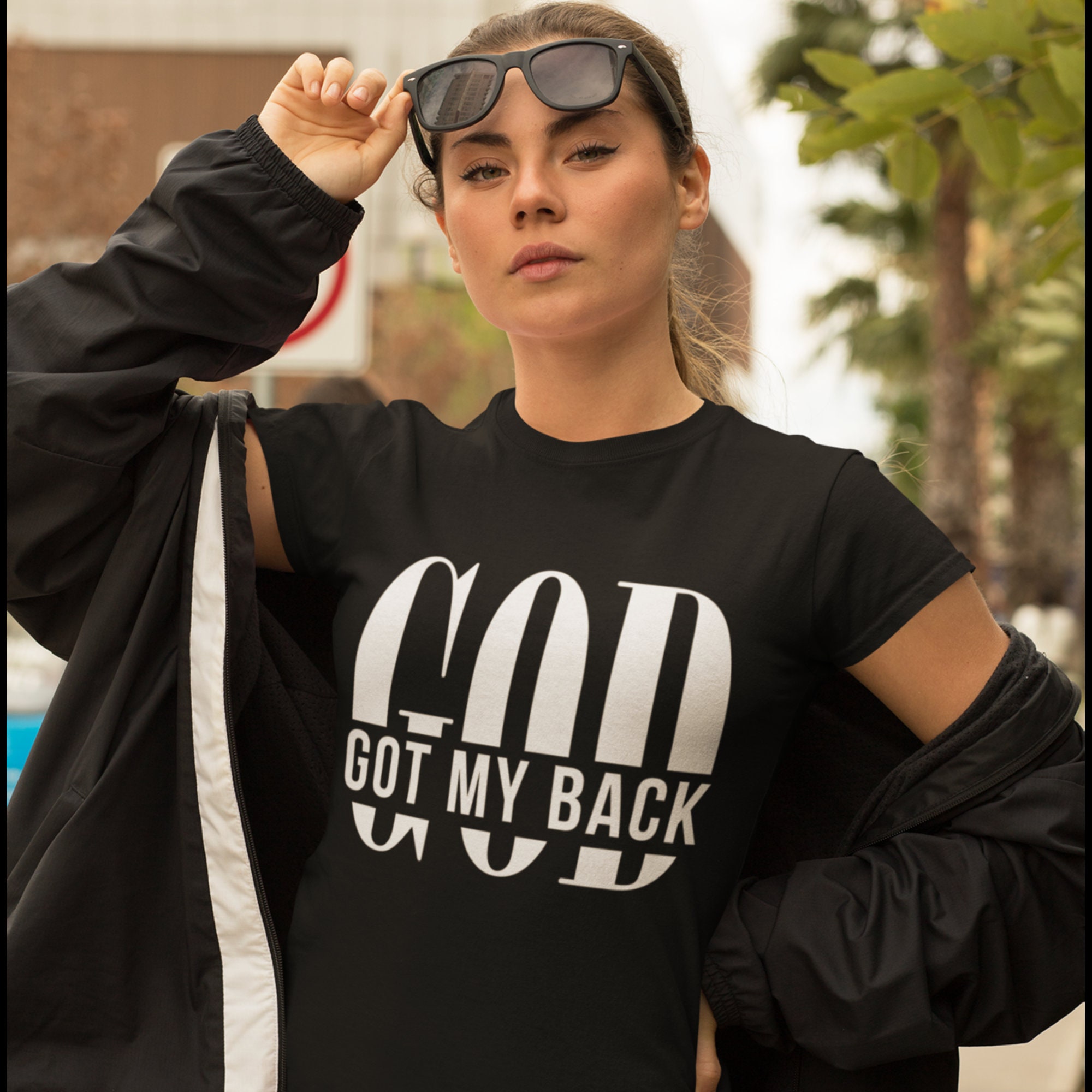 God Got My Back T-shirt - Etsy