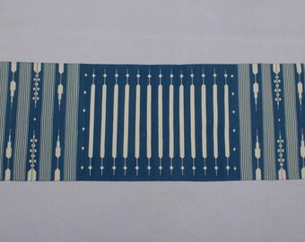 Multiple Sizes Blueyellow and White Rug Runner Hand Woven | Etsy