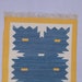 Multiple Sizes Runner Rug Yellow Border With Blue Tie Dye - Etsy