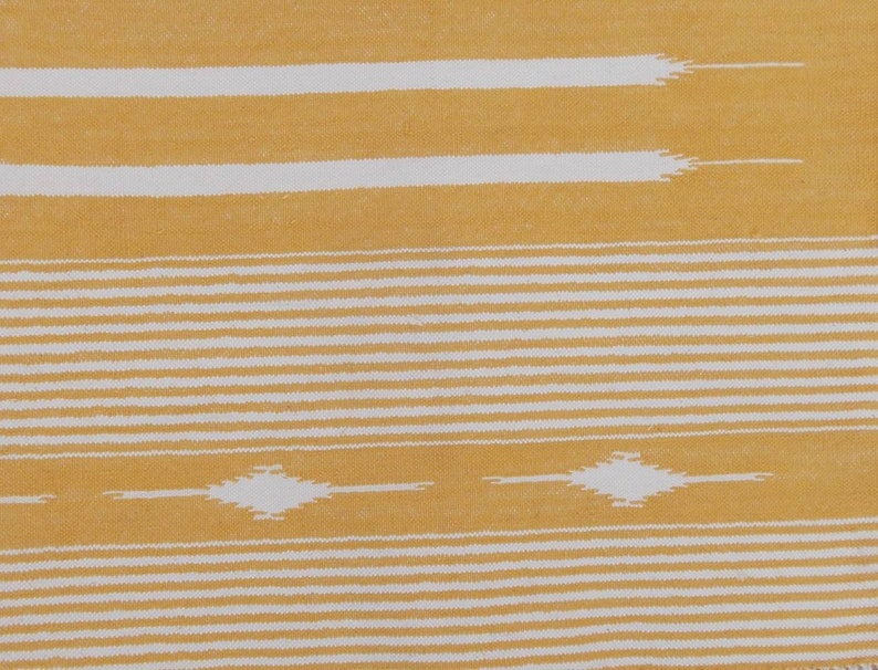 Multiple Sizes Yellow and White Stripes Handmade Cotton Rug - Etsy