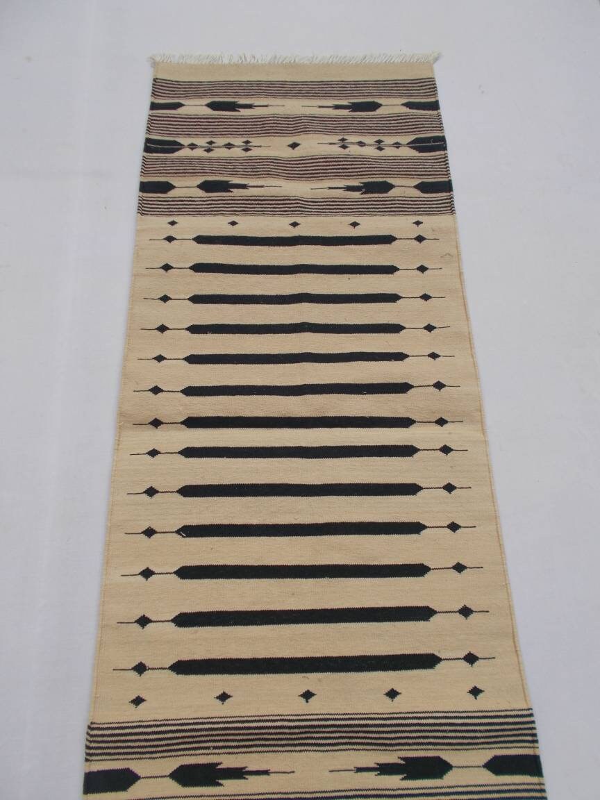 Multiple Sizes Runner Cotton Handmade Rug Runner Beige and - Etsy