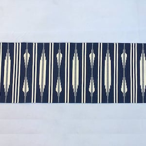 Multiple Sizes Dark Royal Navy Blue Cotton Runner Rug-modern Style Rug ...