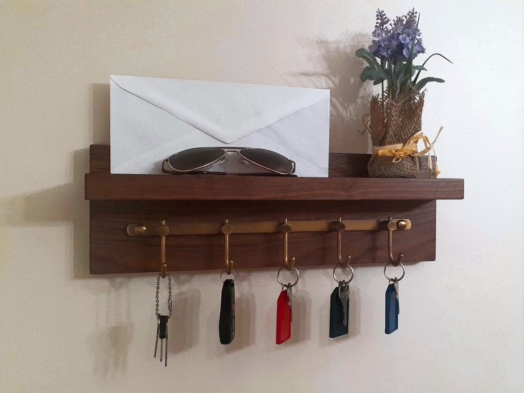 Genuine Black Walnut Key Rack - Etsy