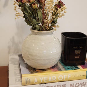 Neutral Tan Color Beige Bud Vase for Flowers Modern Ceramic Vase for ...