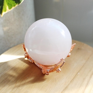 Gemstone Display Stand Nature Steel Crystal Stand Meditation Room Decor ...