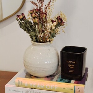 Neutral Tan Color Beige Bud Vase for Flowers Modern Ceramic Vase for ...