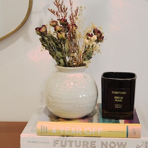 Neutral Tan Color Beige Bud Vase for Flowers Modern Ceramic Vase for ...