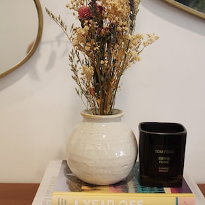 Neutral Tan Color Beige Bud Vase for Flowers Modern Ceramic Vase for ...