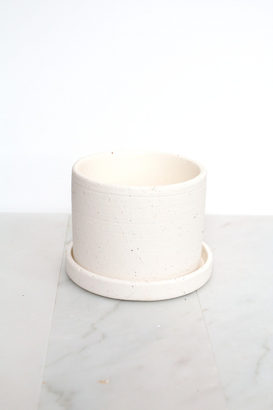 Neutral Ivory Modern Pot Minimal Planter Indoor Plants Home Decor ...