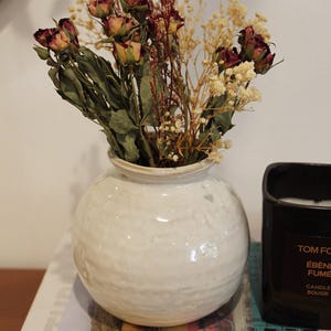 Neutral Tan Color Beige Bud Vase for Flowers Modern Ceramic Vase for ...