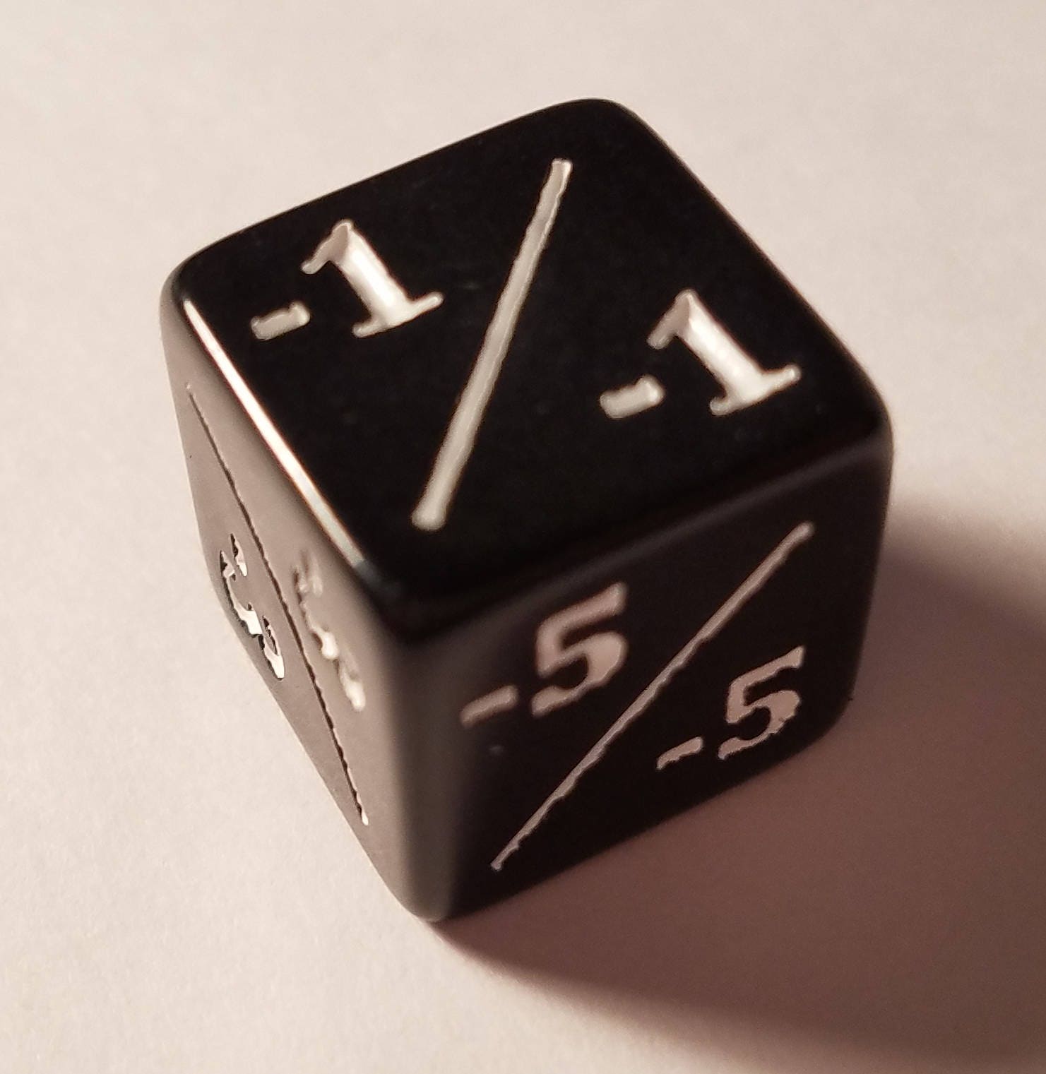 12x Original Dice Counters / White 1/1 & Black 1/1 / for | Etsy