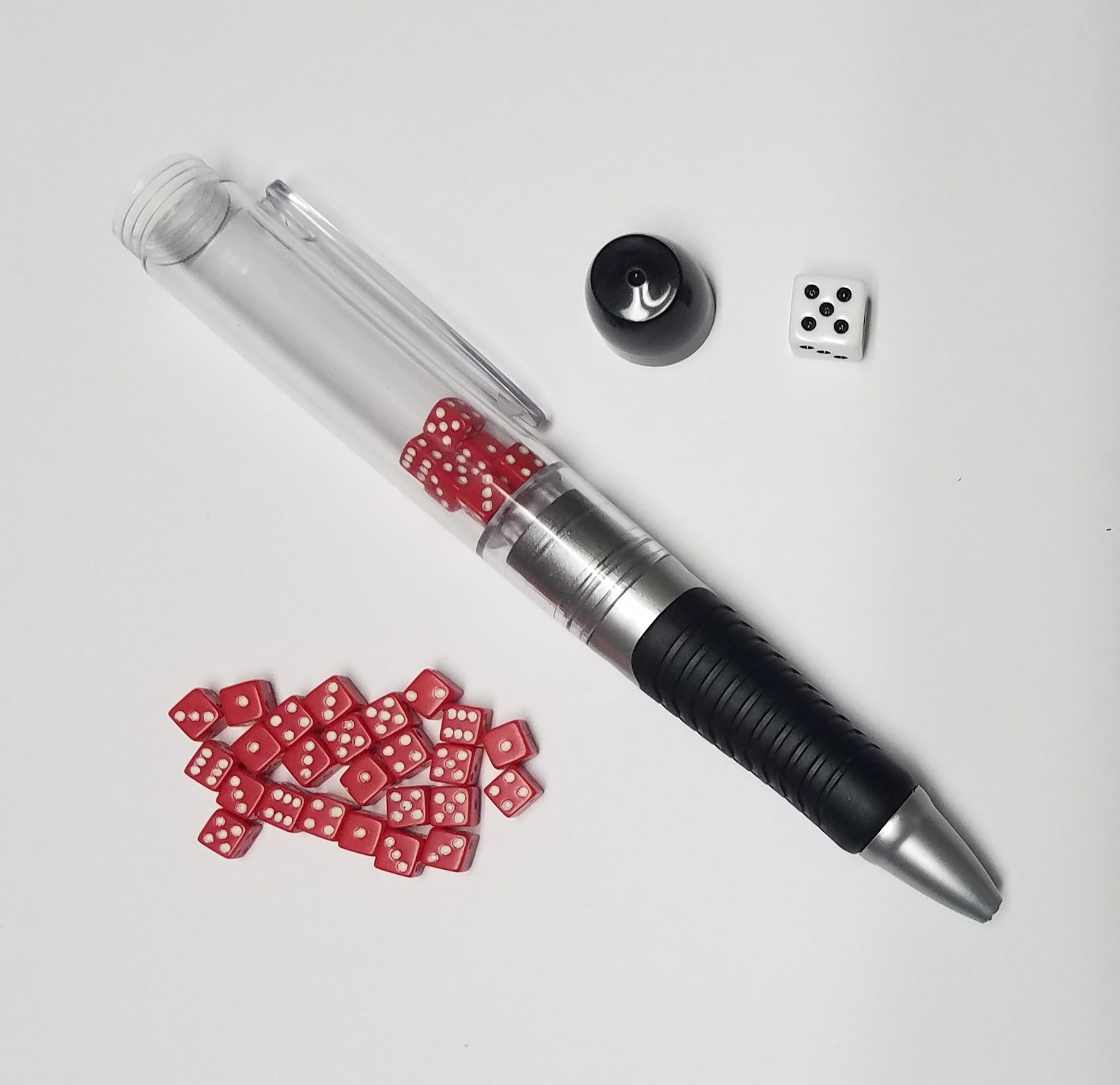 The Dice Pen - With 5mm Mini Dice (very Small!) - Etsy